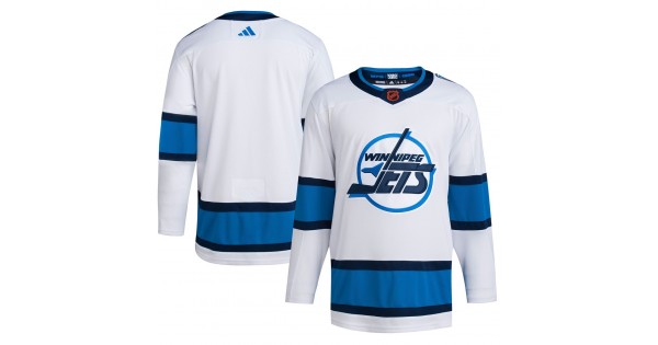 Winnipeg Jets adidas Reverse Retro 2.0 Authentic Blank Jersey - White
